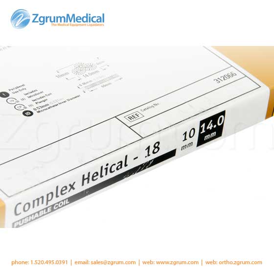 Boston Scientific 312066 Complex Helical 18 - 10 mm x 14 mm - Pushable ...