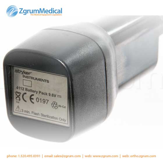 Stryker Compatable Used battery - 4112 - Zgrum Medical