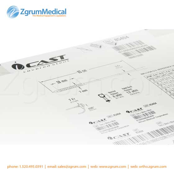Atrium iCast Covered Stent 7 mm x 38 mm x 80 cm 85404 - Zgrum Medical