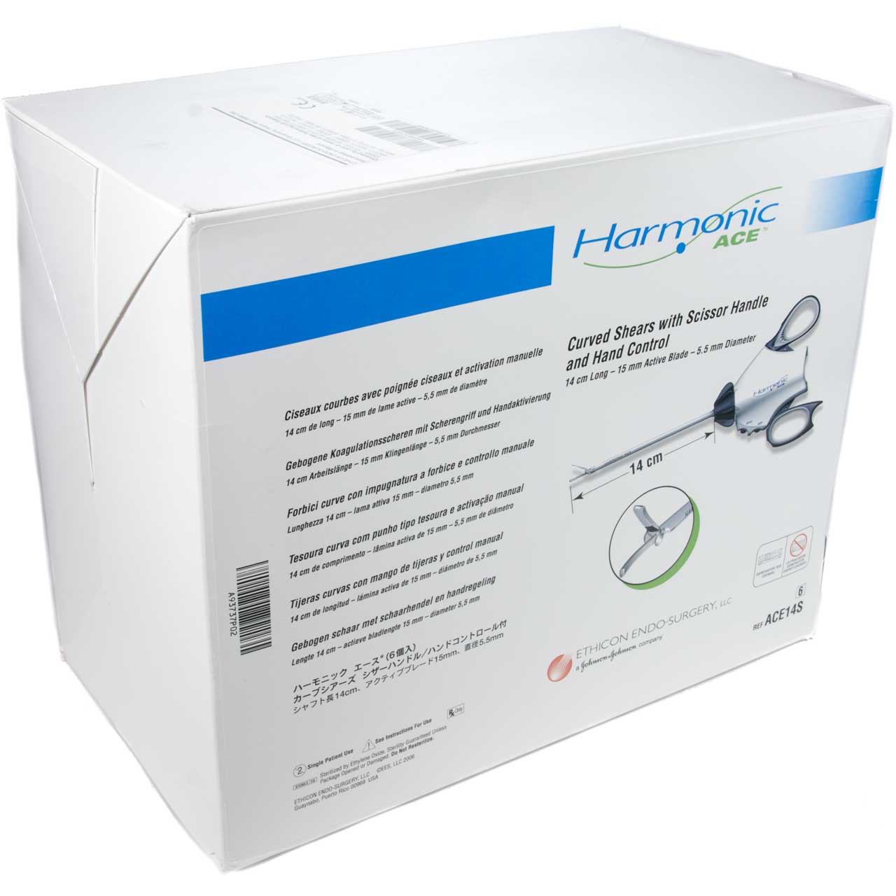 Ethicon Harmonic ACE Curved Shears - ACE14S - Zgrum Medical