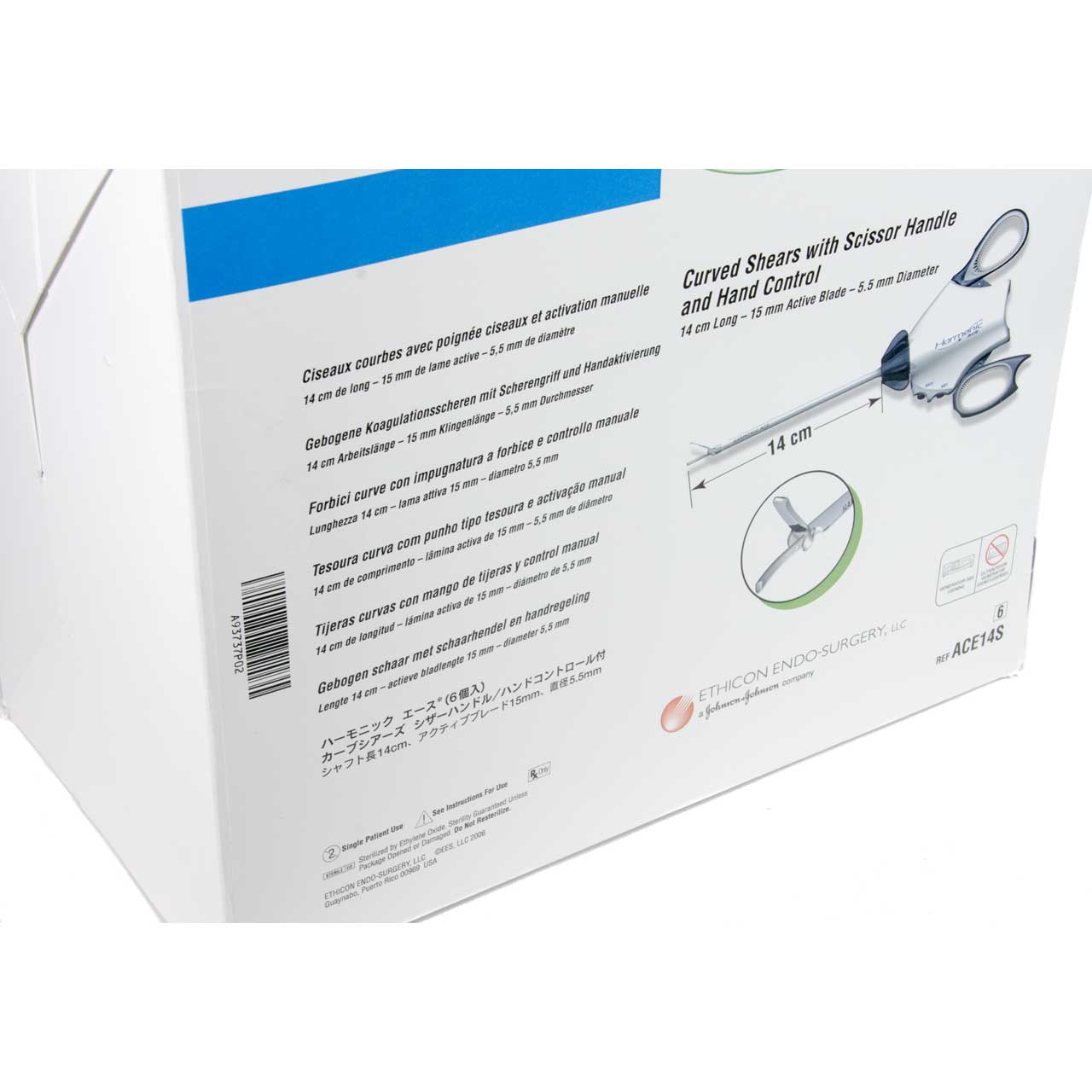 Ethicon Harmonic ACE Curved Shears - ACE14S - Zgrum Medical