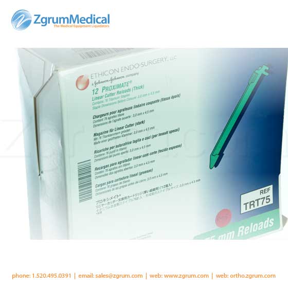 Ethicon TRT75 12 Proximate Linear Cutter Reloads 75mm - Zgrum Medical