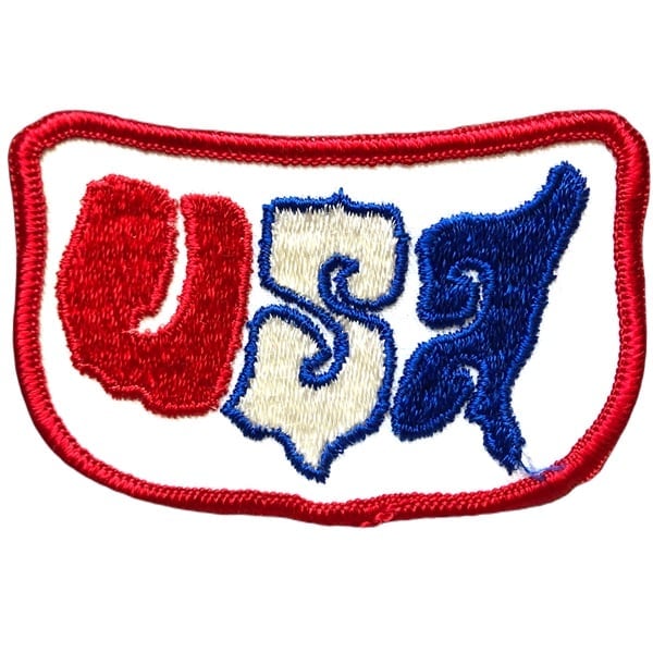 1970s USA Red White Blue Patch | CollectiblesAndMoreInStore