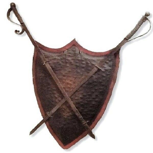 Shield With 2 Crossed Swords |collectiblesandmoreinstore.com