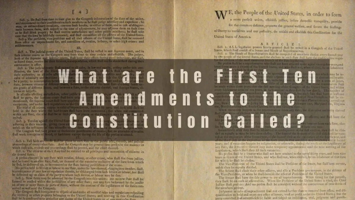 Is the Bill of Rights Part of the Constitution? - Constitution of the ...