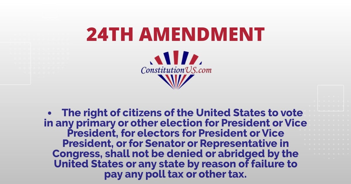 List of the 27 Amendments - Constitution of the United States