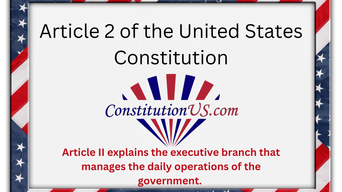 Articles of the Constitution - Constitution of the United States