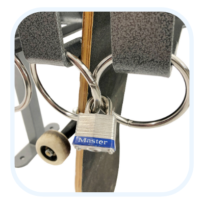 BoardLoch | Locking Security Racks for Skateboards, Scooters & Bikes