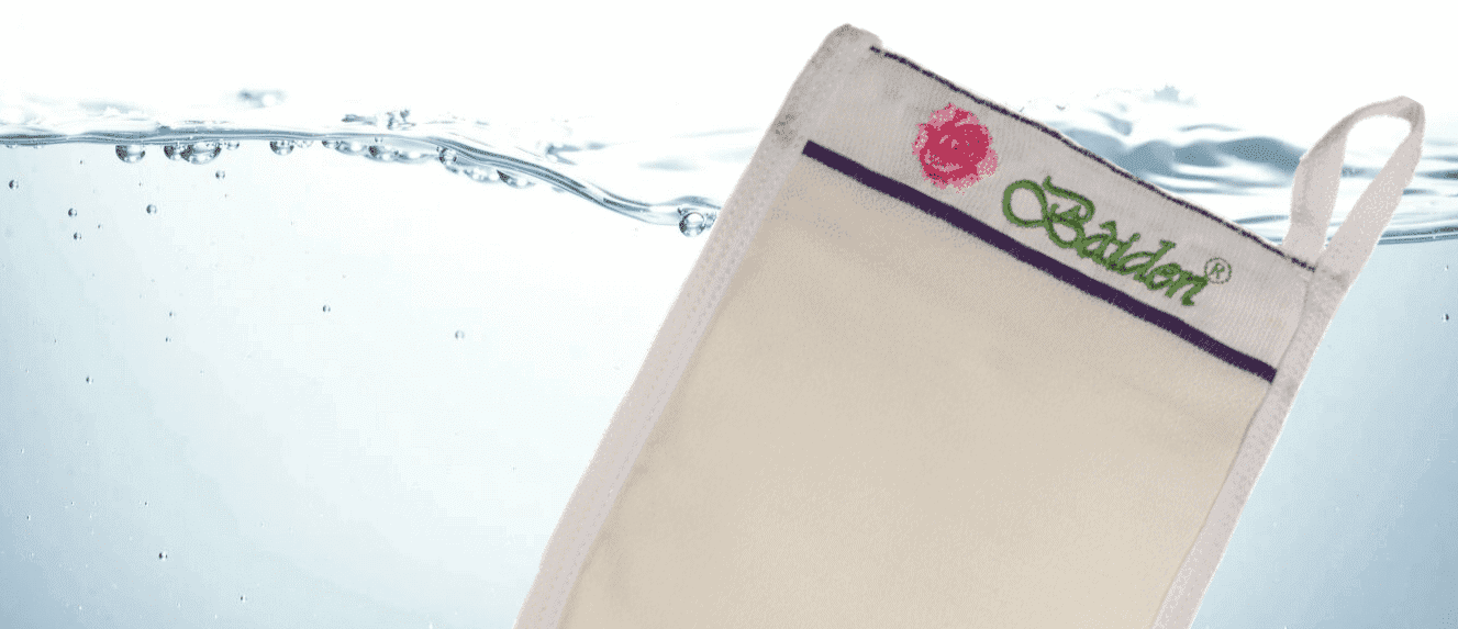 How to do facial exfoliation with Baiden Mitten