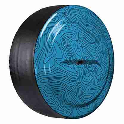 Boomerang - 33" - Topographic Map - Color Matched Rigid JL Tire Cover ...