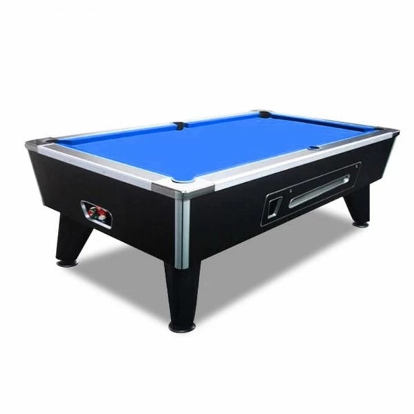 No.1 Best Buy! 8FT Slate Coin Operated Pool Table Blue Felt