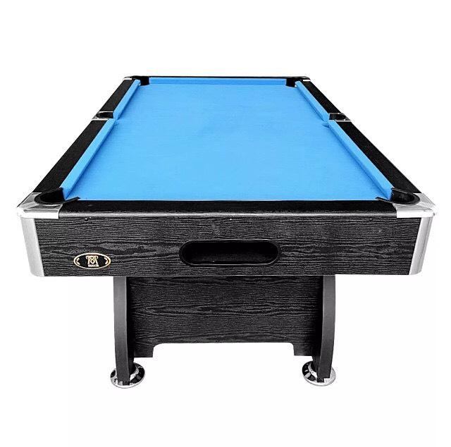 8FT Blue Felt Pool Table MDF Full Accessories