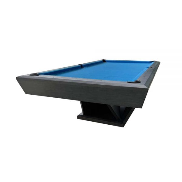 8FT 003 Slate Pool Table Dark Grey Frame