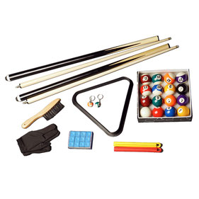8FT Blue Felt Pool Table MDF Full Accessories