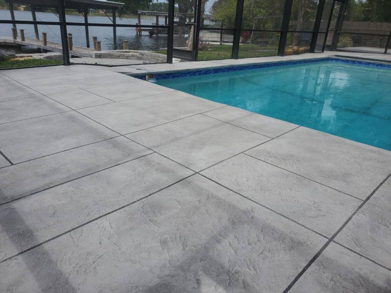 Pool deck resurfacing gallery - Extreme Concrete Makeover