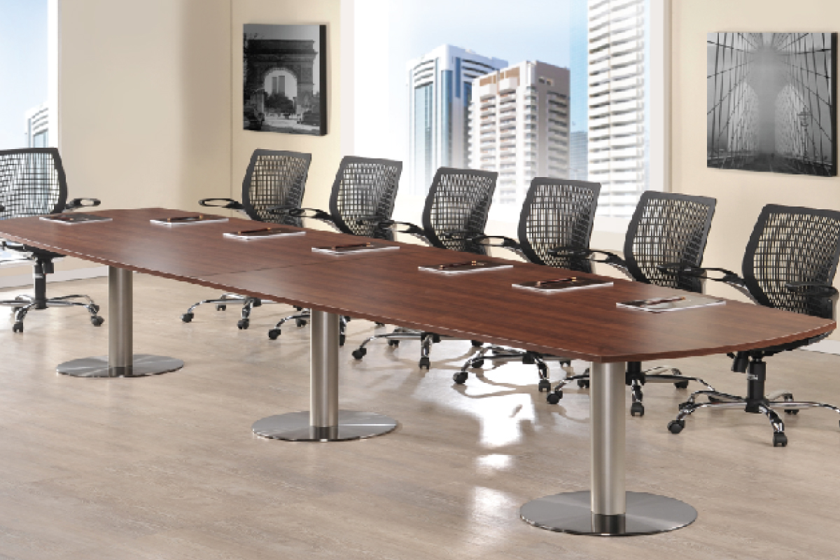 Boat Shaped Conference Table | Infinity Furniture Limited