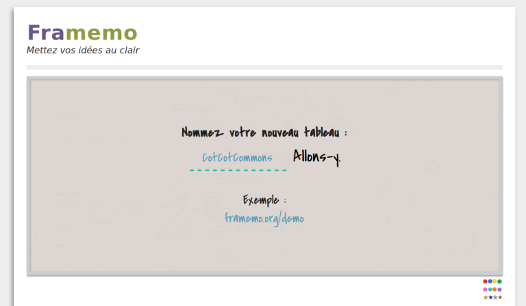 Framemo. Organiser ses idées et suivre ses projets en mode collaboratif - Les Outils Collaboratifs