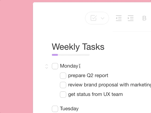 Taskade. Liste de tâches en mode collaboratif - Les Outils Collaboratifs