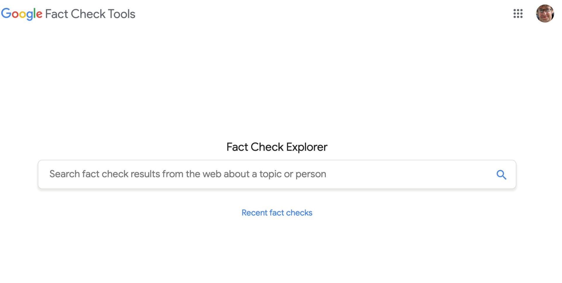 Fact Check Explorer. Un excellent moteur de recherche de fact checking ...
