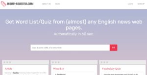 Word Booster. Un générateur d'exercices en anglais – Les Outils Tice
