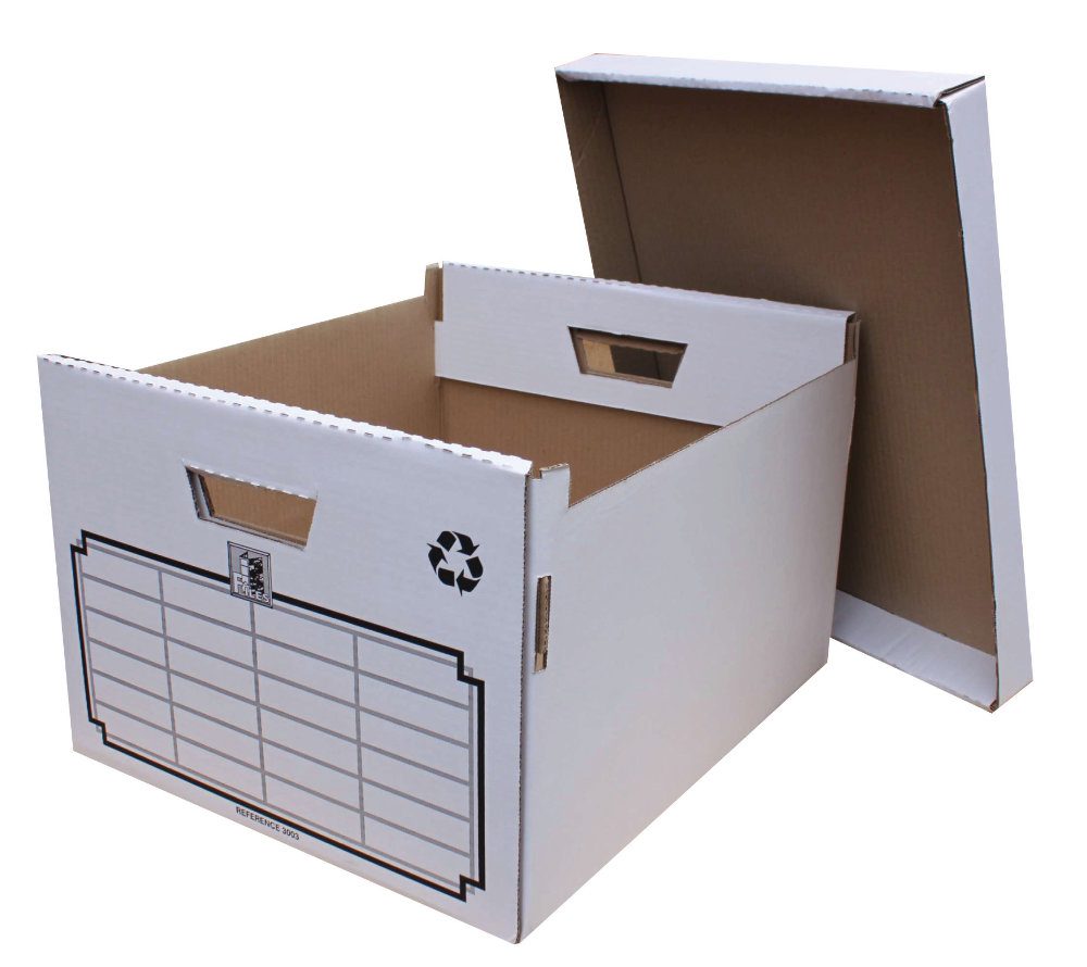 Large Corrugated Archive Box - 2 Pack - The Lever Arch Lab