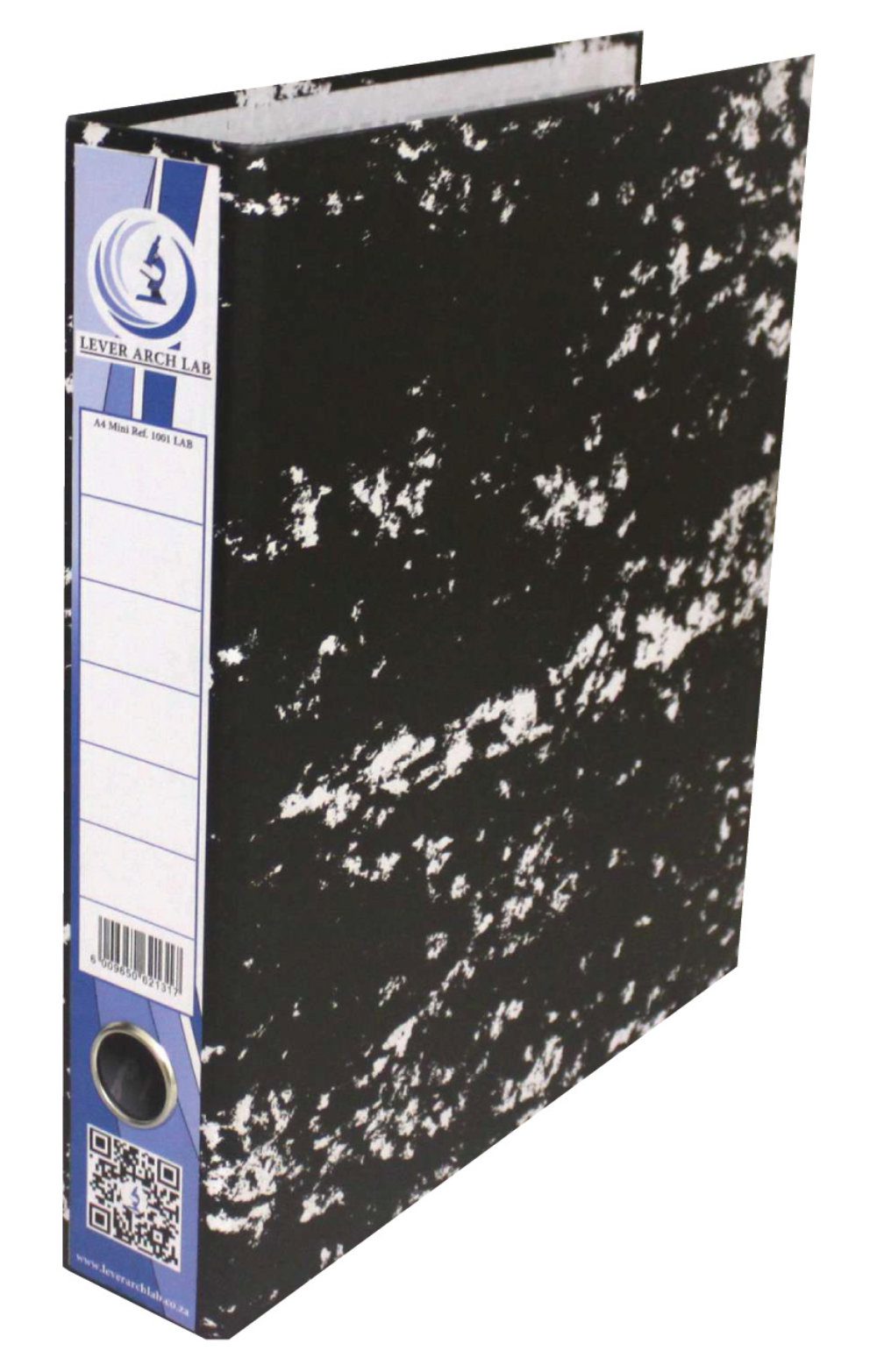 A4 Mini Lever Arch Files Black & White Mottle-10 pack - The Lever Arch Lab