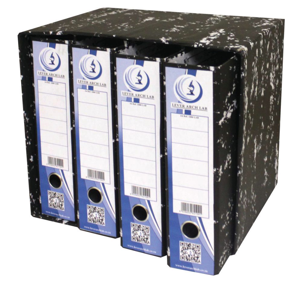 Value Pack Storage Box+ 4 Lever Arch Files- 4 Compartment - The Lever ...