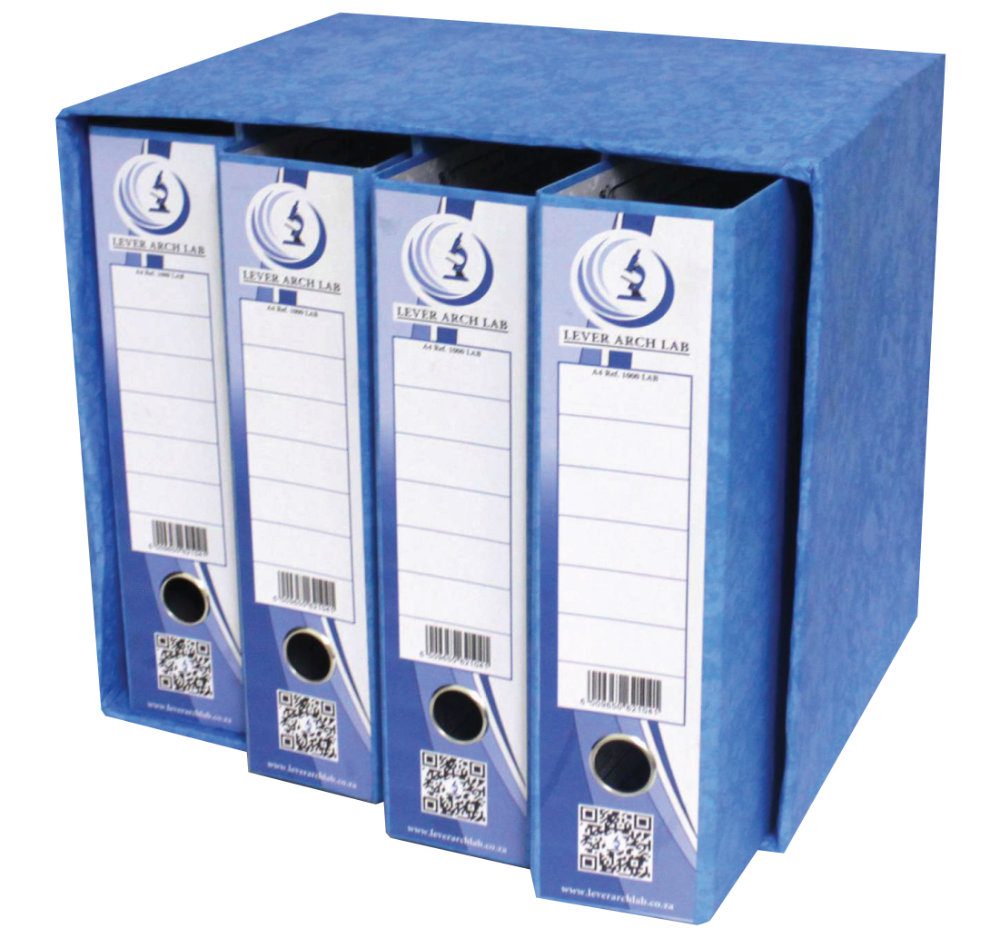Value Pack Storage Box+ 4 Lever Arch Files- 4 Compartment - The Lever ...