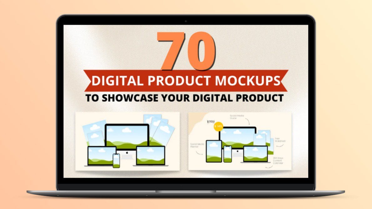 Digital Product Mockup Template Lifetime Deal | Lifetimo.com