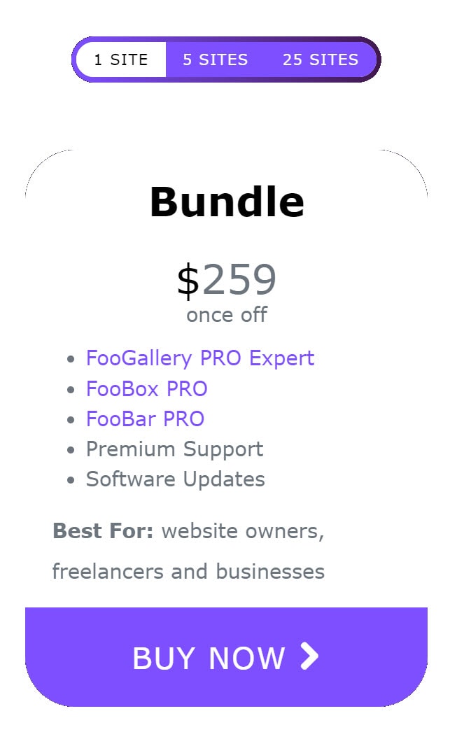 FooPlugins Lifetime Bundle | Get FooGallery, FooBox & FooBar | Lifetimo.com FooPlugins Lifetime Bundle | Get FooGallery, FooBox & FooBar | Lifetimo.com