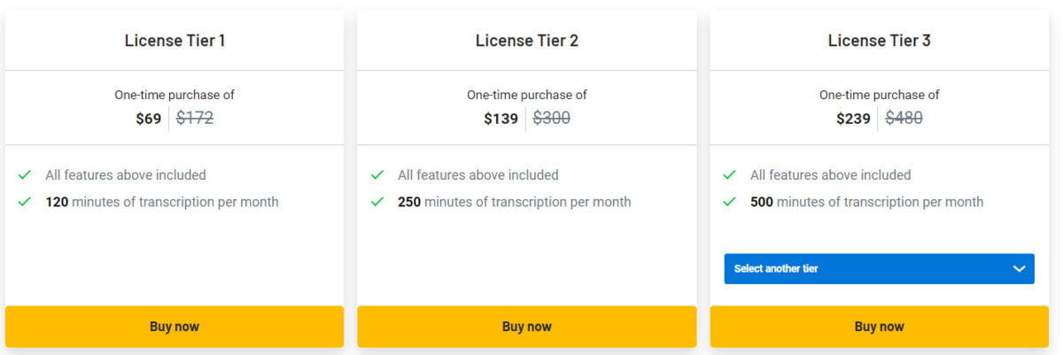 One Transcriber Lifetime Deal | Lifetimo.com