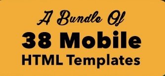 38 Responsive Mobile HTML Templates Bundle Deal | Lifetimo.com