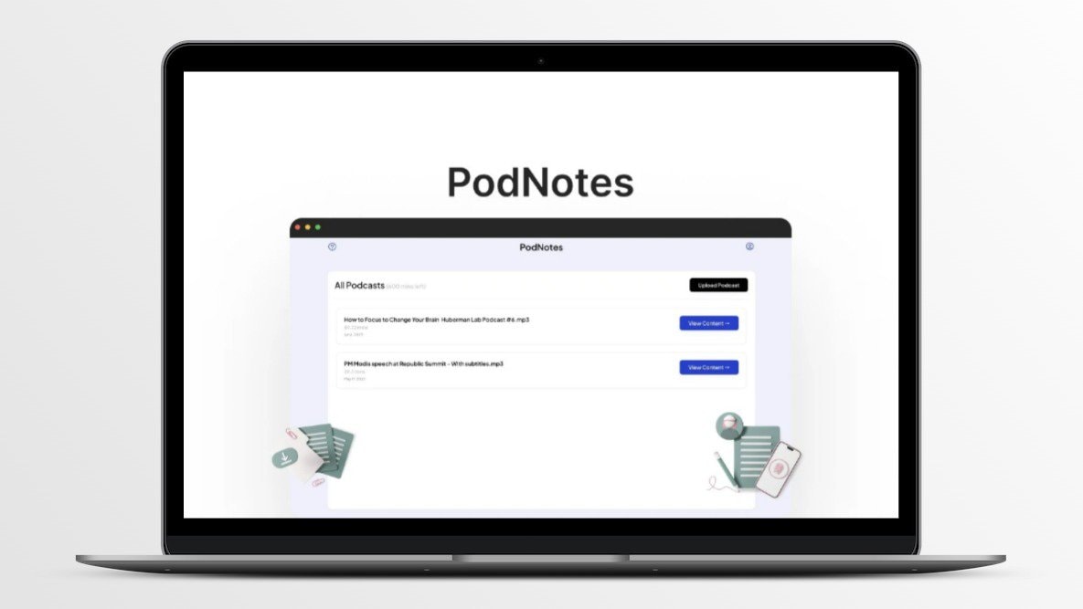 PodNotes Lifetime Deal | Lifetimo.com