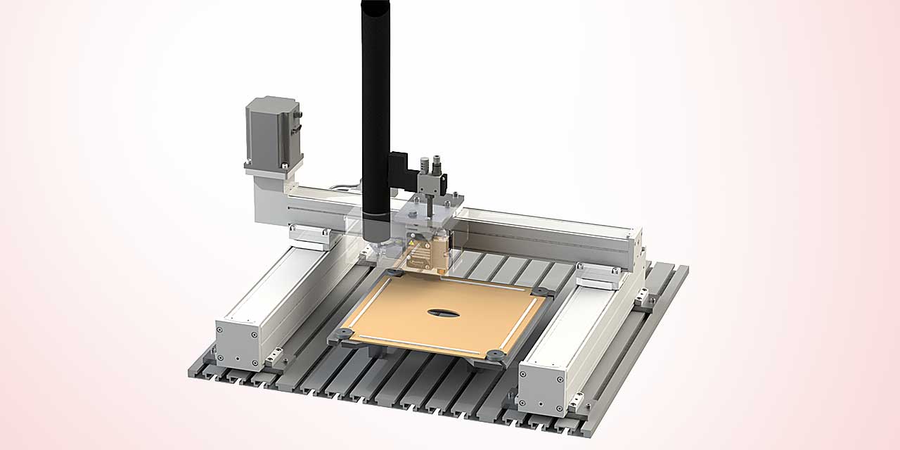 Smartplot xy plotter | Automatic xy glue plotter Machine