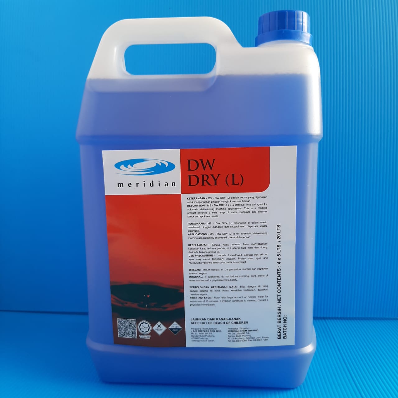 DW Dry - 5 liters - Meridian Chemie