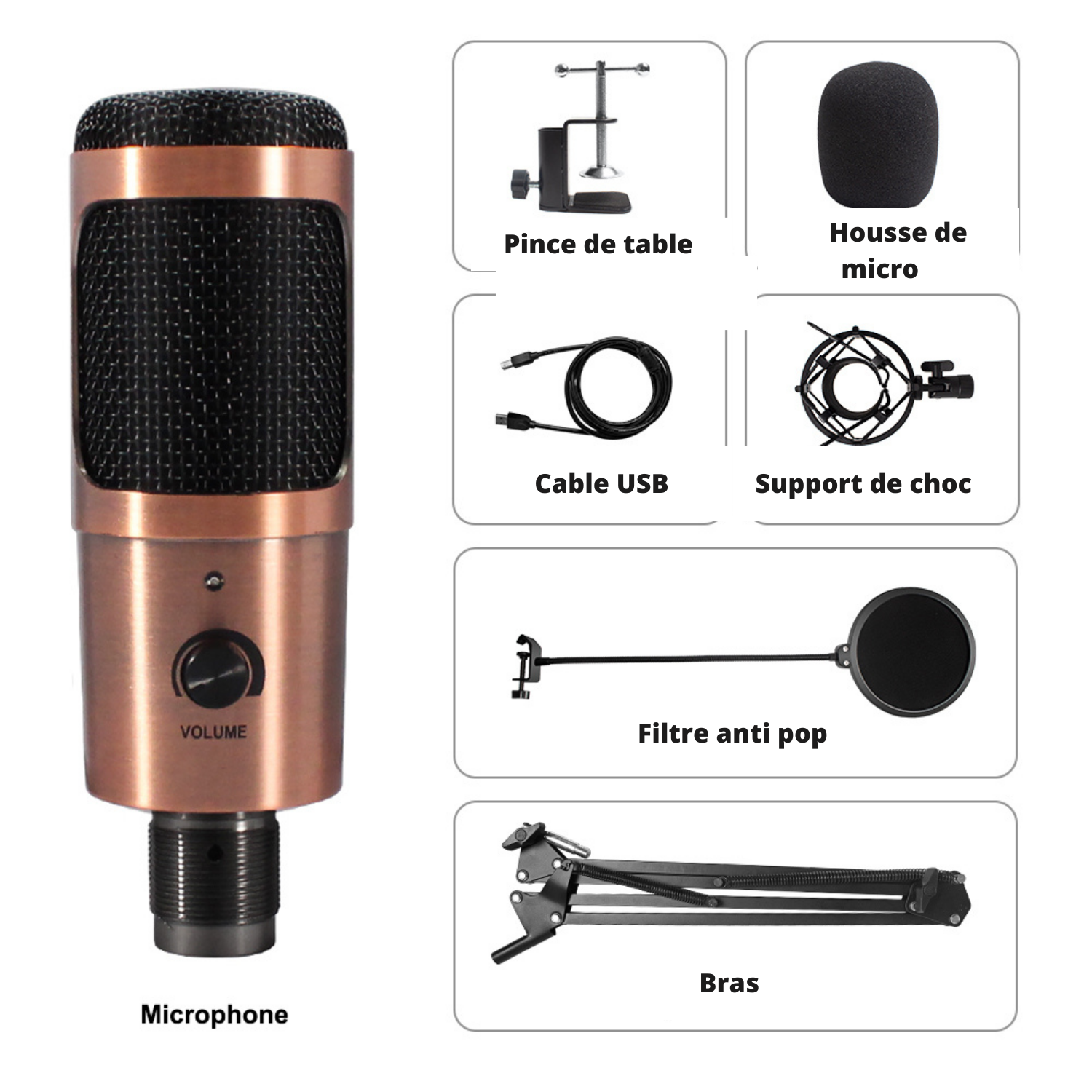 Kit asmr plateau de texture satisfaisante - Boutique de micro asmr