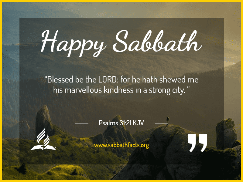 Inspirational SDA Happy Sabbath Images | Sabbath Facts