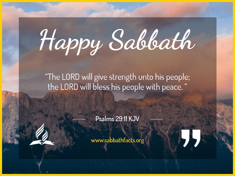 Inspirational SDA Happy Sabbath Images | Sabbath Facts