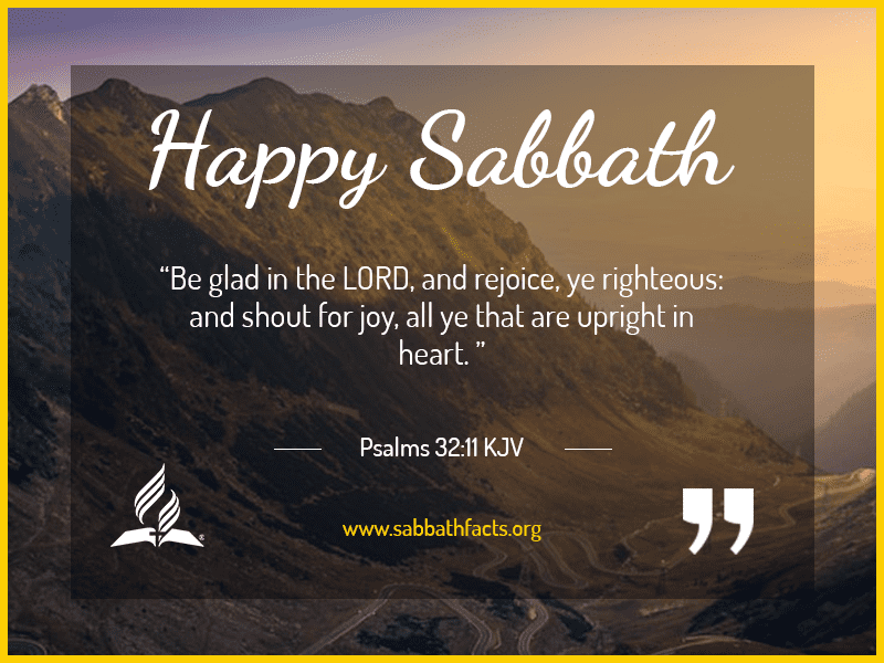 Inspirational SDA Happy Sabbath Images | Sabbath Facts