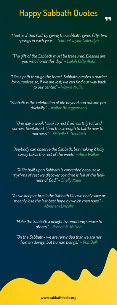 Inspirational Happy Sabbath Quotes: Words For Rest and Reflection