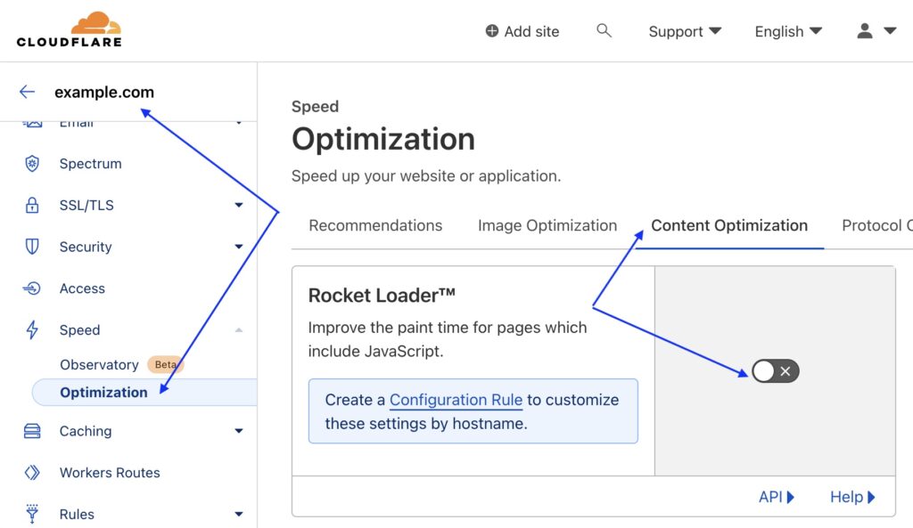 Cloudflare settings for best performance - Knowledge Base