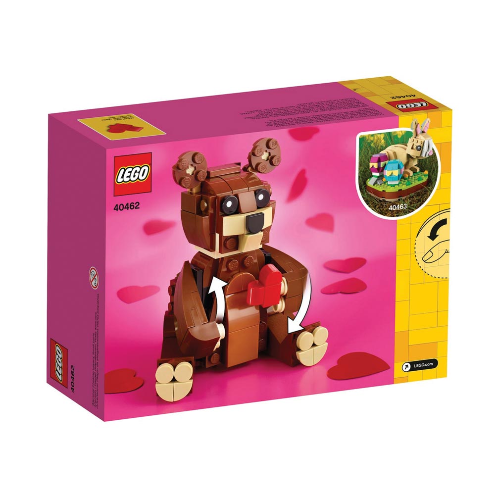 40462 Lego Valentine's Brown Bear - Brickly