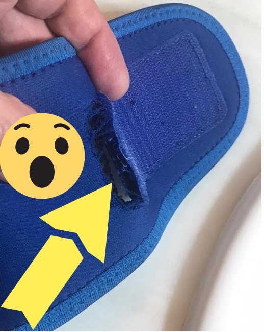 Faja abdominal Fast Band; evita picotazos por mal uso