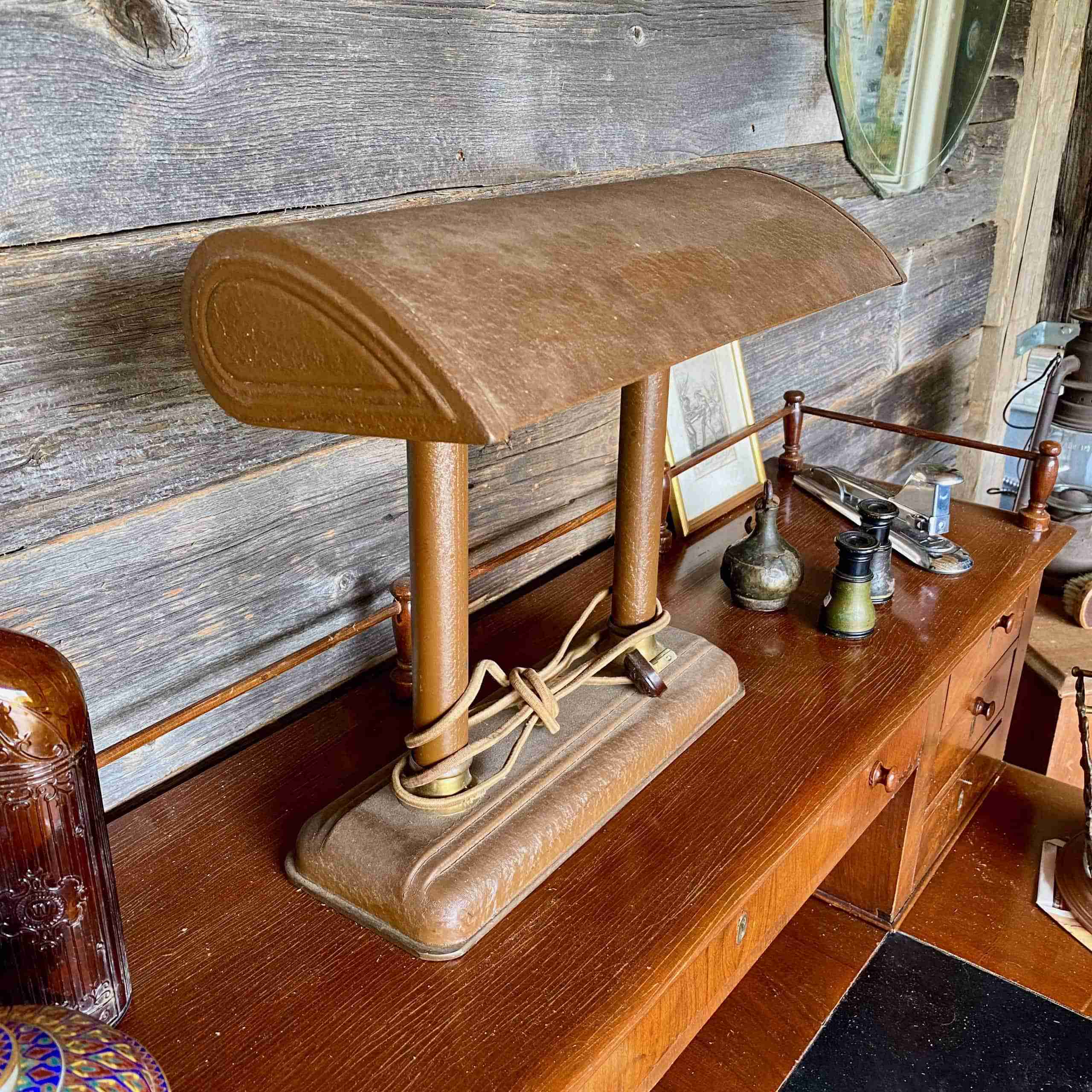 Antique Desk Lamp - Historic House Salvage