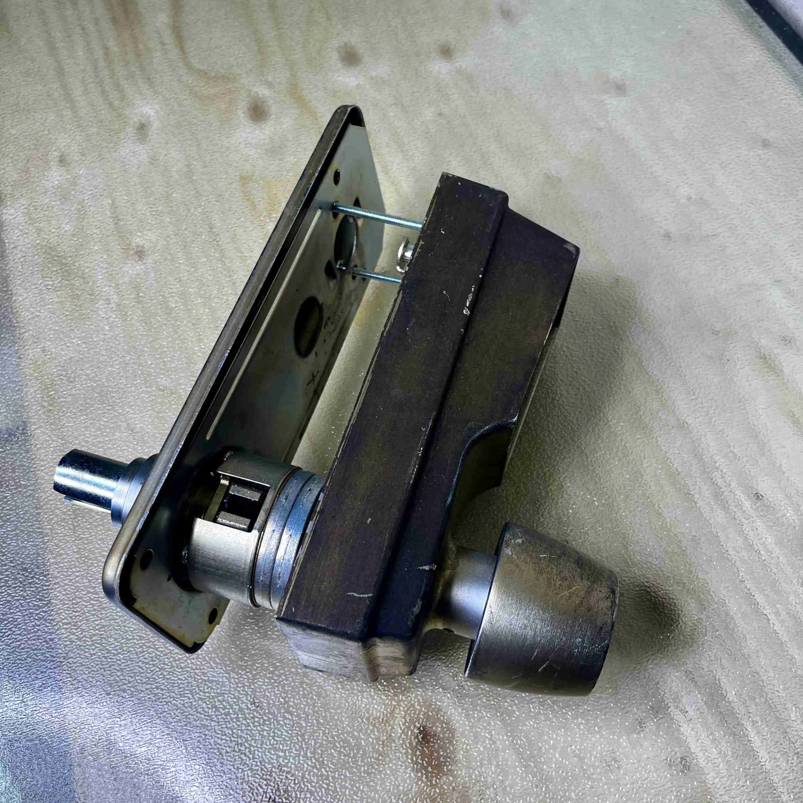 Vintage Push Button Entry Hardware - Historic House Salvage