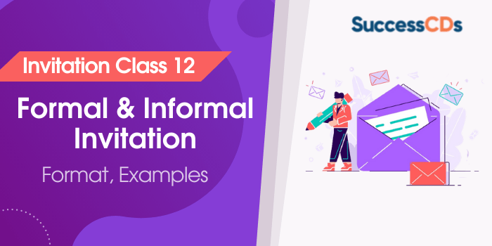 Invitation Format Class 12| Invitation and replies Examples
