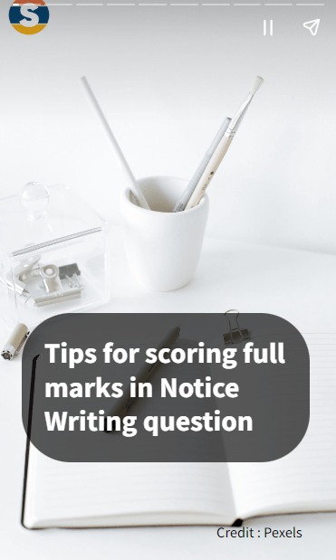 10 Examples of Notice Writing Class 12 | Sample Questions