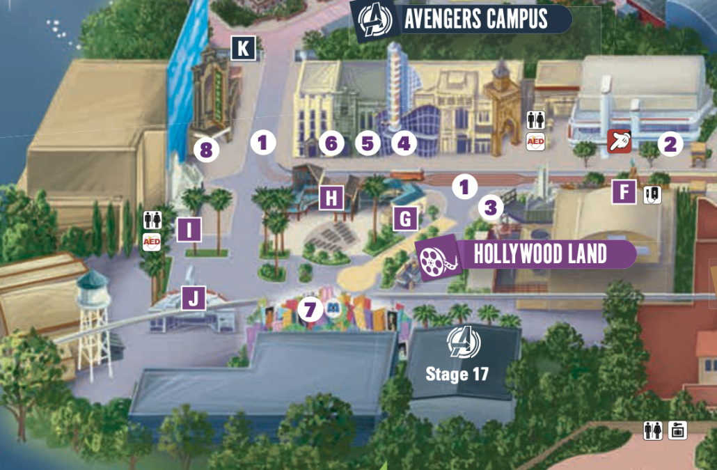 Disney California Adventure Map - Disneyland Resort - WDW Magazine