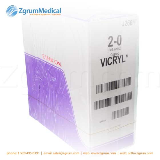 Ethicon 2 - 0 Vicryl Suture - J266H - Zgrum Medical