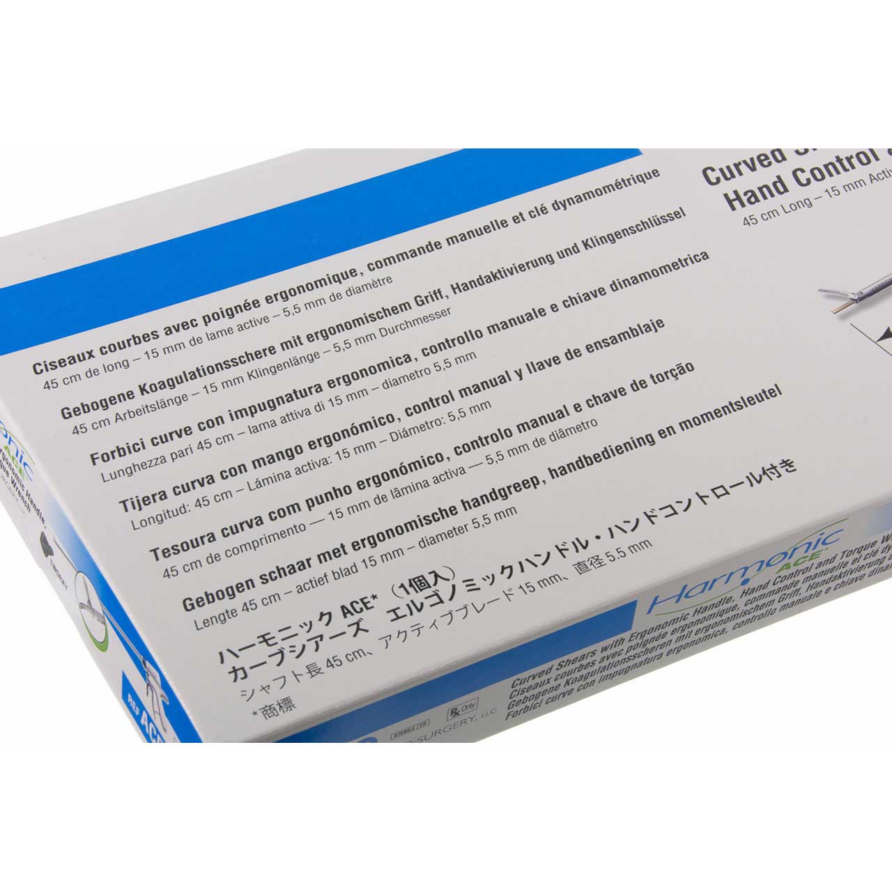 Ethicon Harmonic ACE Curved Shears - ACE45E - Zgrum Medical